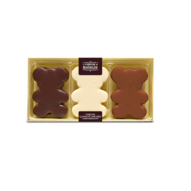 Coffret 3 ourson guimauve 90gr Le Comptoir de Mathilde - Le Comptoir ...
